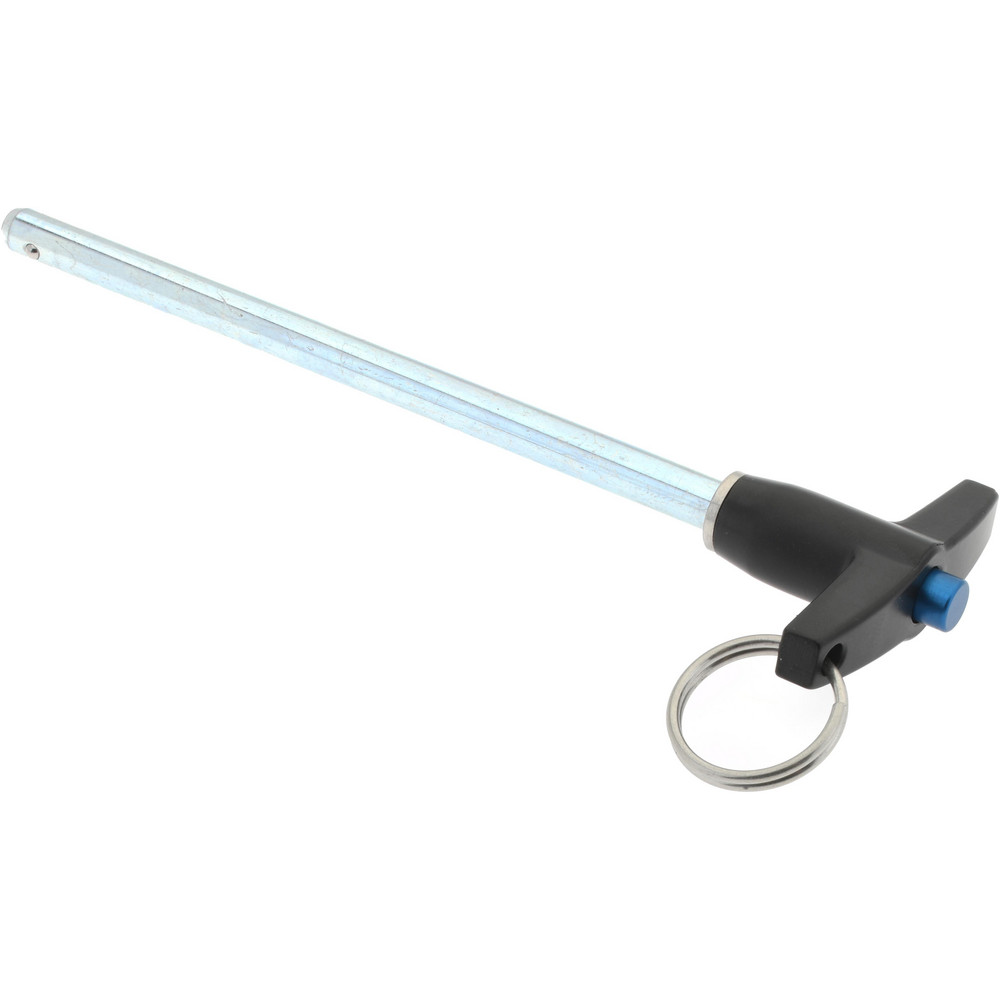 Gibraltar - Quick-Release Pin: T-Handle, 1/4" Pin Dia, 4" Usable Length ...