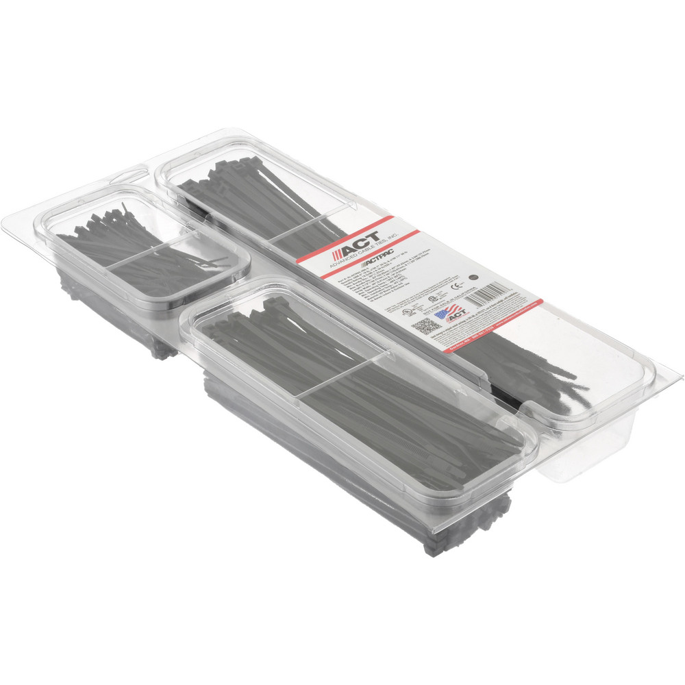 Made in USA - 4 to 11 Inch Range, Black Cable Ties | MSC Direct