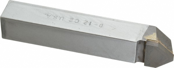 Made in USA - Single-Point Tool Bit: D, Pointed Nose, 3/4 x 3/4" Shank ...