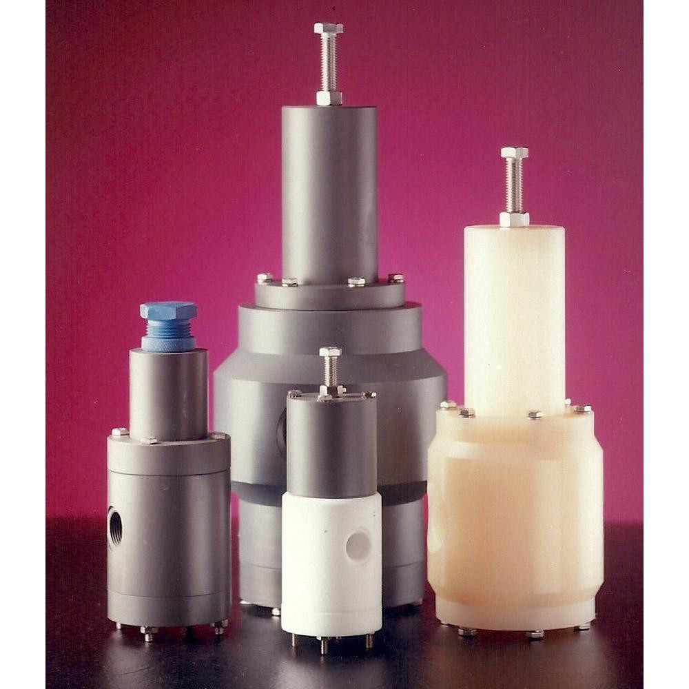 Plast-O-Matic - 2" Pipe, NPTF End Connection, PVC Pressure Regulating ...