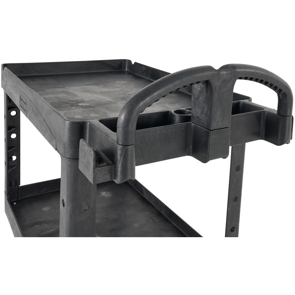 Rubbermaid - Service Utility Cart: 39" Long, 18" Wide, Resin, 500 lb ...