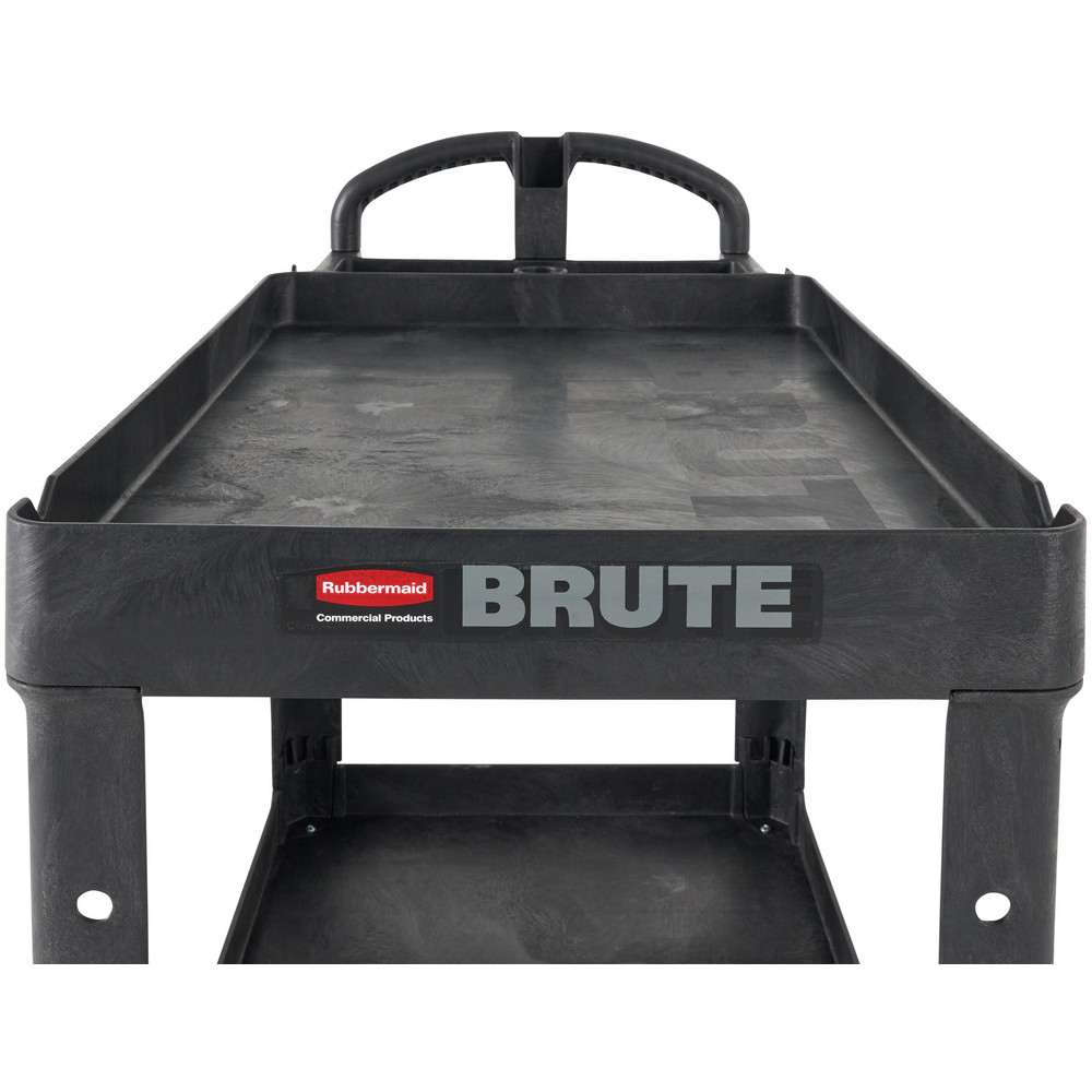 Rubbermaid - Service Utility Cart: 39" Long, 18" Wide, Resin, 500 lb ...