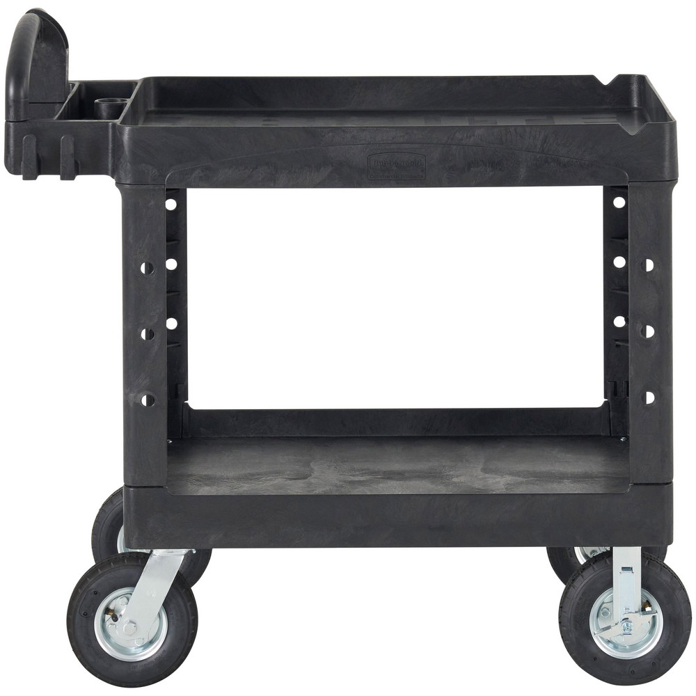 Rubbermaid - Service Utility Cart: 55" Long, 26" Wide, Resin, 750 lb ...