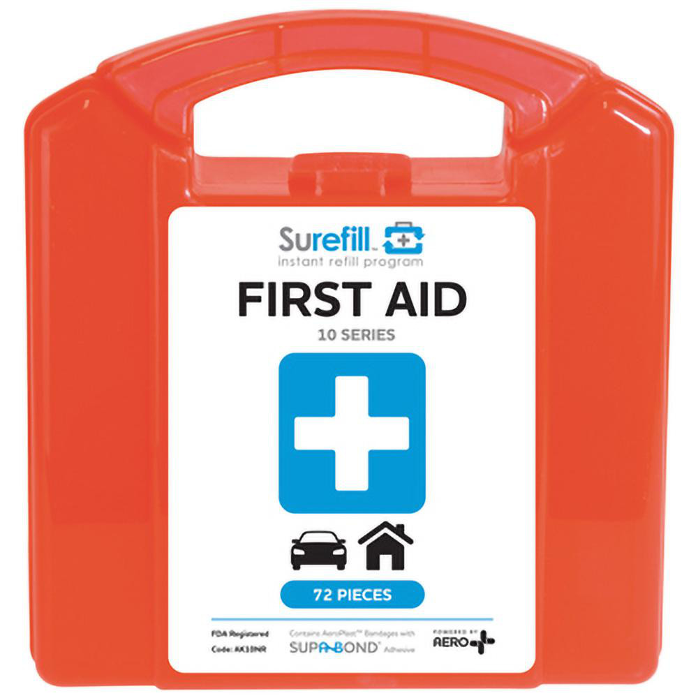 Surefill - 72 Pc Multipurpose First Aid Kit for 10: Portable & Wall ...