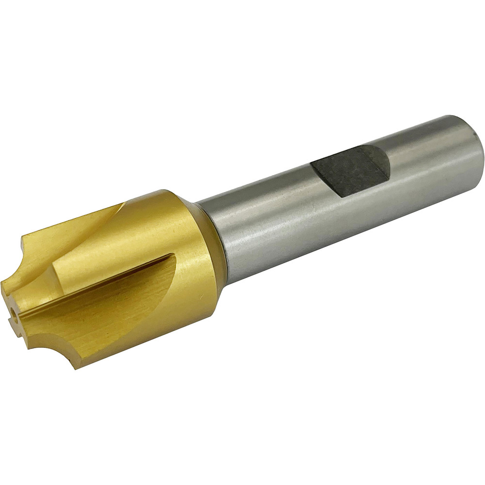 Hertel - Corner Rounding End Mill: 0.2500" Radius, 1" Dia, 4 Flute ...