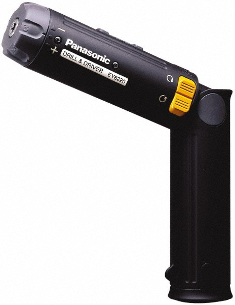 Panasonic - Cordless Screwdriver: 2.4V, 1/4" Bit Holder, 17.5 in/lb, 2 ...