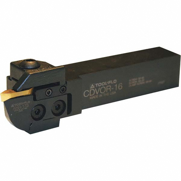 Tool-Flo - Indexable Grooving Toolholder: CDVOR-24, External, Right ...