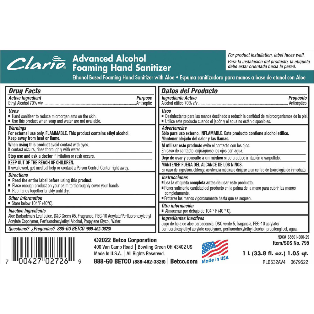 Betco - Hand Cleaners & Soaps: Product Type: Hand Cleaner; Scent ...