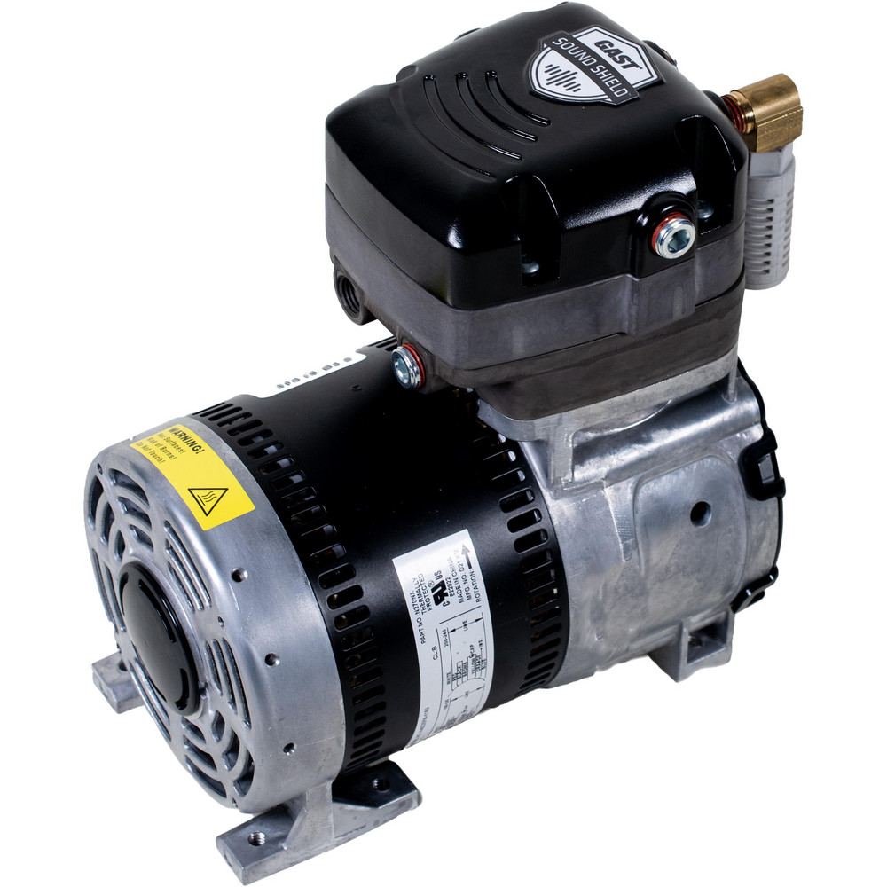 Gast - Piston-Type Vacuum Pumps: Compressor/Vacuum Pump, 1/4, 1.44, 25 ...