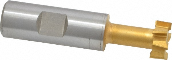 Made in USA - 25/32" Diam, 21/64" Wide, High Speed Steel T-Slot Cutter ...