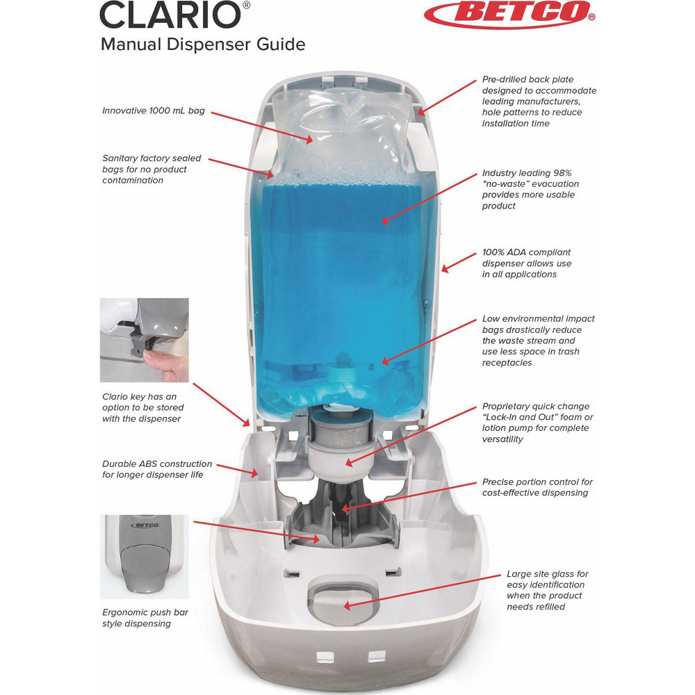 Betco - 1000 mL Foam Dispenser | MSC Industrial Supply Co.