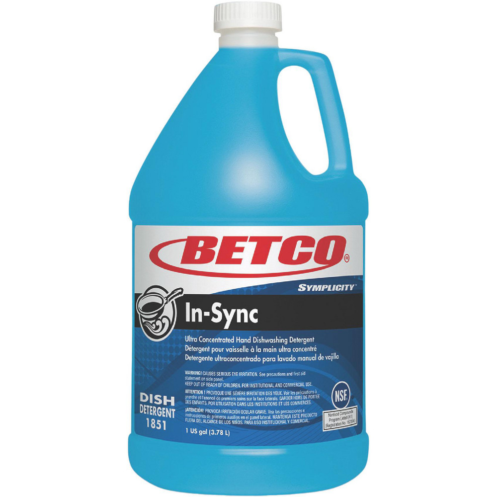 Betco - Dish Detergent: Detergent Type: Manual Dishwashing; Form ...