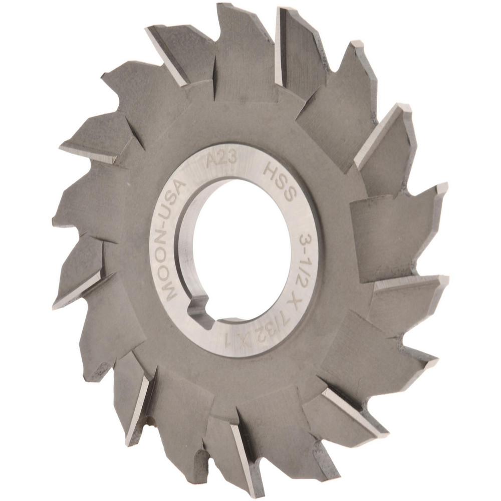 Made in USA - Side Milling Cutter: 3-1/2" Cutter Dia, 7/32" Cutting ...
