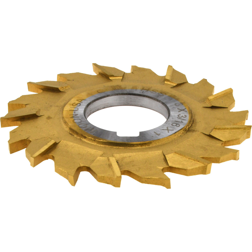 Made in USA - Side Milling Cutter: 3" Cutter Dia, 3/16" Cutting Width ...