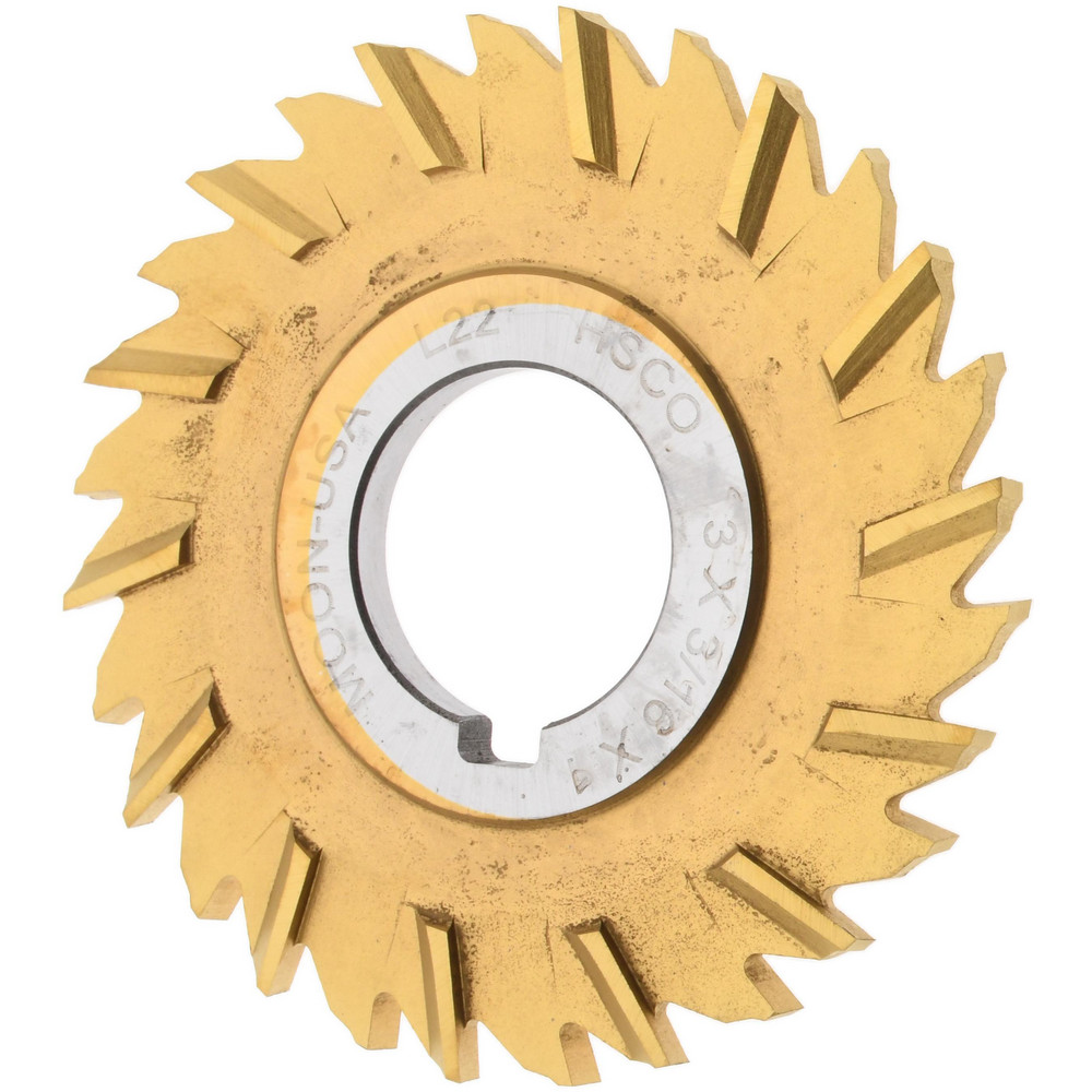 Made in USA - Side Chip Saw: 3" Blade Dia, 3/16" Blade Thickness, 1 ...