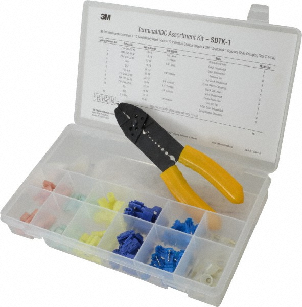 3M - 1,401 Piece, Terminal Kit - 87575064 - MSC Industrial Supply