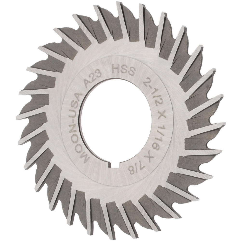 Made in USA - Side Chip Saw: 2-1/2" Blade Dia, 1/16" Blade Thickness, 7 ...