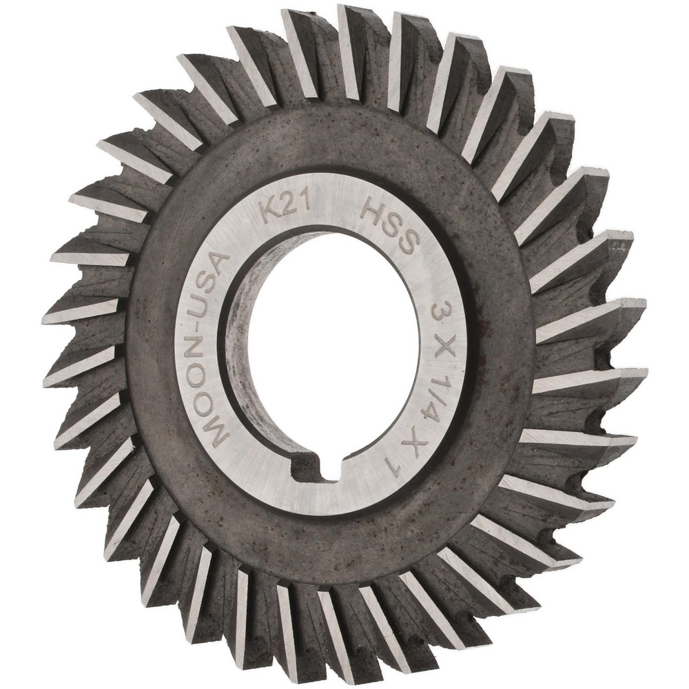 Made in USA - Side Chip Saw: 3" Blade Dia, 1/4" Blade Thickness, 1 ...