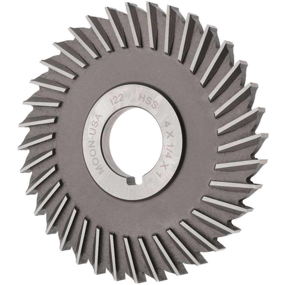 Made in USA - Side Chip Saw: 4" Blade Dia, 1/4" Blade Thickness, 1 ...