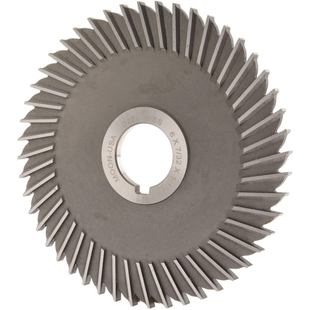 Made in USA - Side Chip Saw: 6" Blade Dia, 7/32" Blade Thickness, 1-1/4 ...