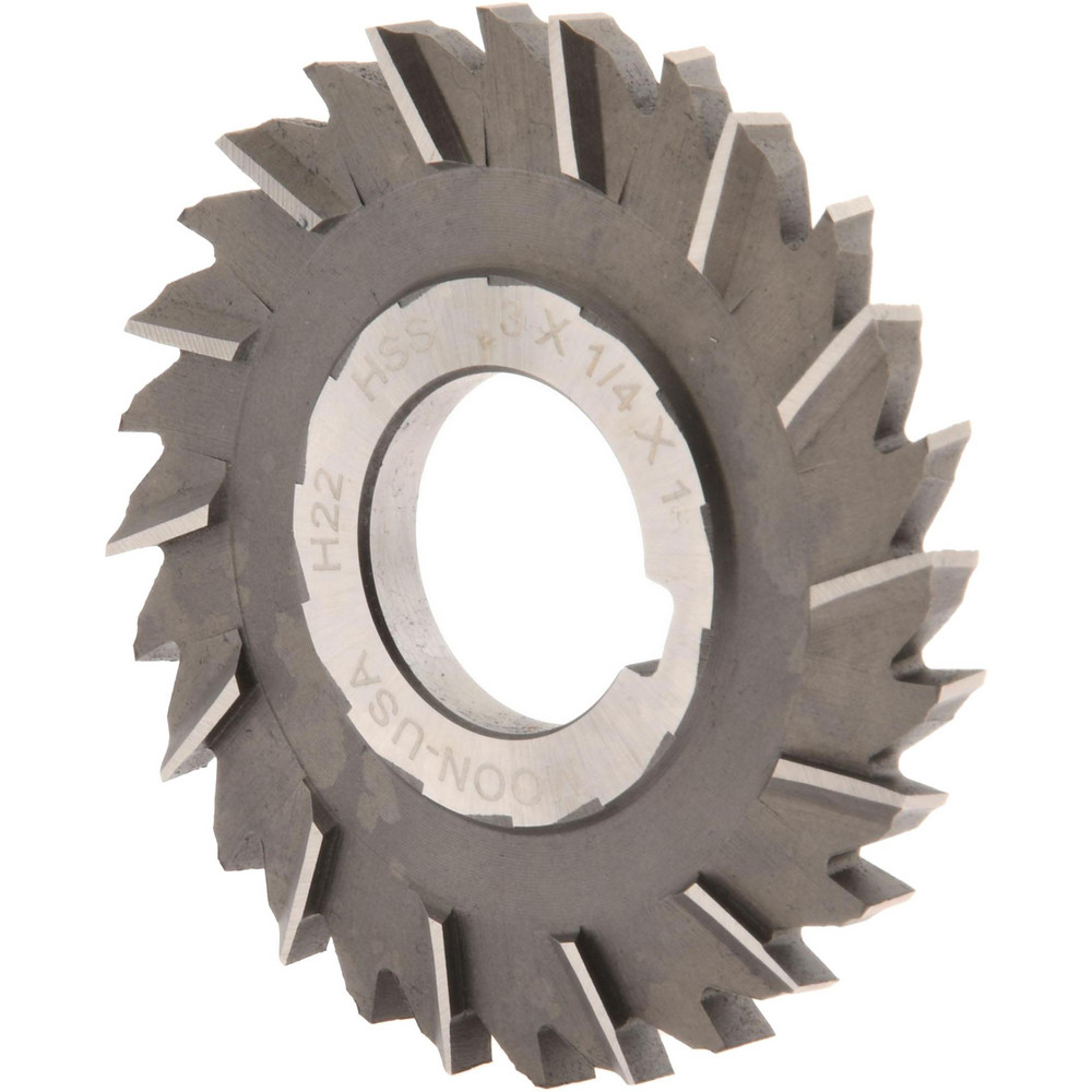 Made in USA - Side Chip Saw: 3" Blade Dia, 1/4" Blade Thickness, 1 ...