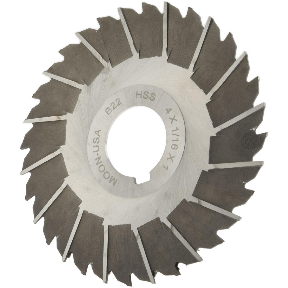 Made in USA - Side Chip Saw: 4" Blade Dia, 1/16" Blade Thickness, 1 ...