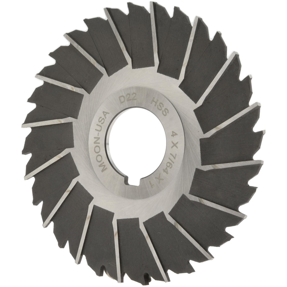 Made in USA - Side Chip Saw: 4" Blade Dia, 7/64" Blade Thickness, 1 ...
