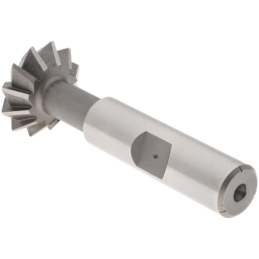 Made in USA - Double Angle Milling Cutter: 90 °, 1" Cut Dia, 3/8" Cut ...