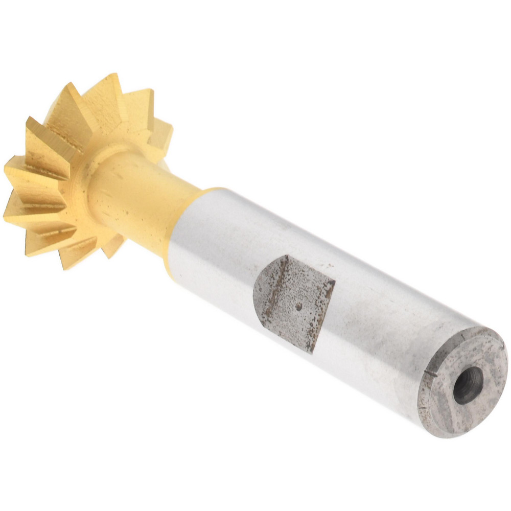 Made in USA - Double Angle Milling Cutter: 90 °, 1" Cut Dia, 3/8" Cut ...