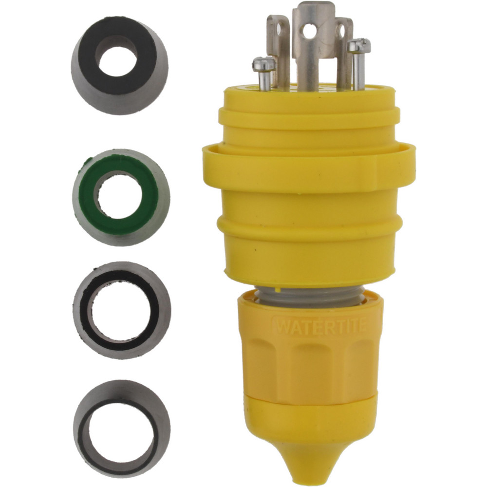 Value Collection - Locking Inlet: Plug, Industrial, L5-15, 125V, Yellow ...