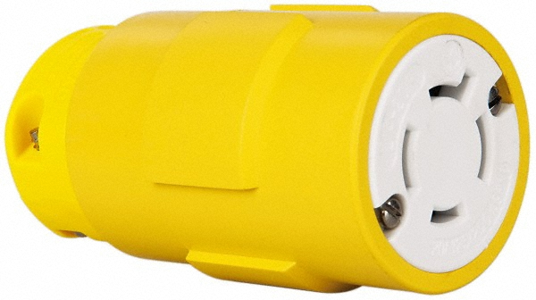Value Collection - Straight Blade Connector: Industrial, L14-20, Yellow ...