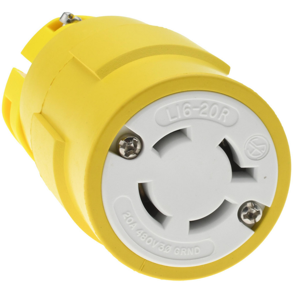 Value Collection - Straight Blade Connector: Industrial, L16-20, 480VAC ...