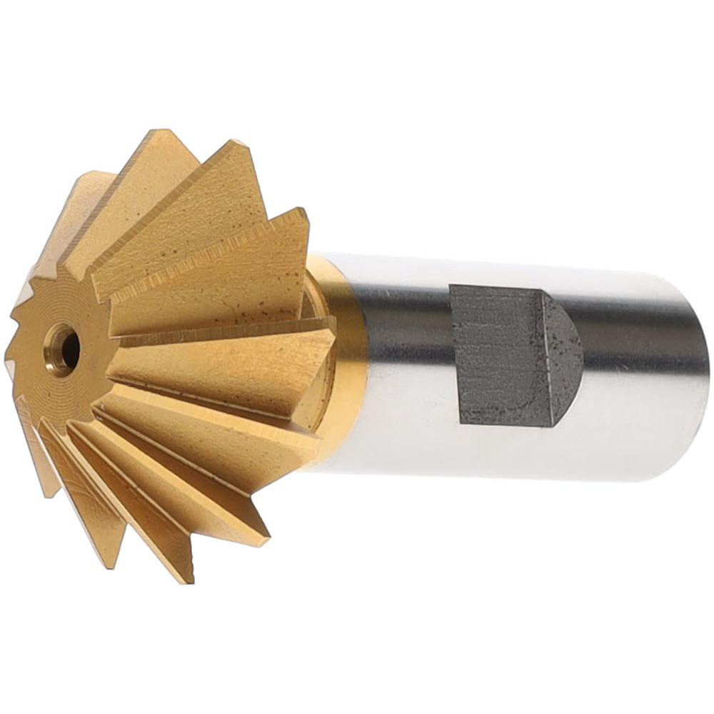 Made in USA - 1-1/2 x 1/2" 45° 12-Tooth High Speed Steel Single-Angle ...