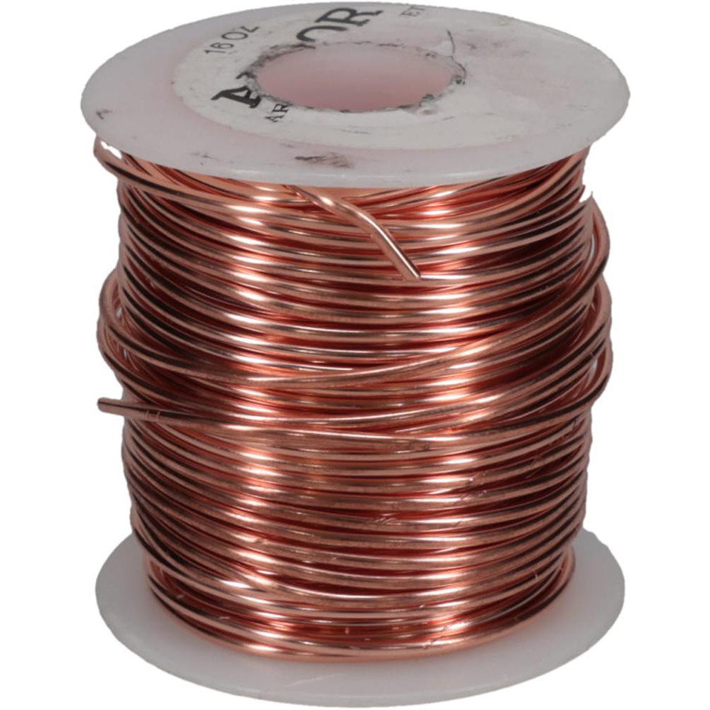 Made in USA - 14 Gage, 0.0641" Dia x 80' Long, Bare, Copper Bus Bar ...