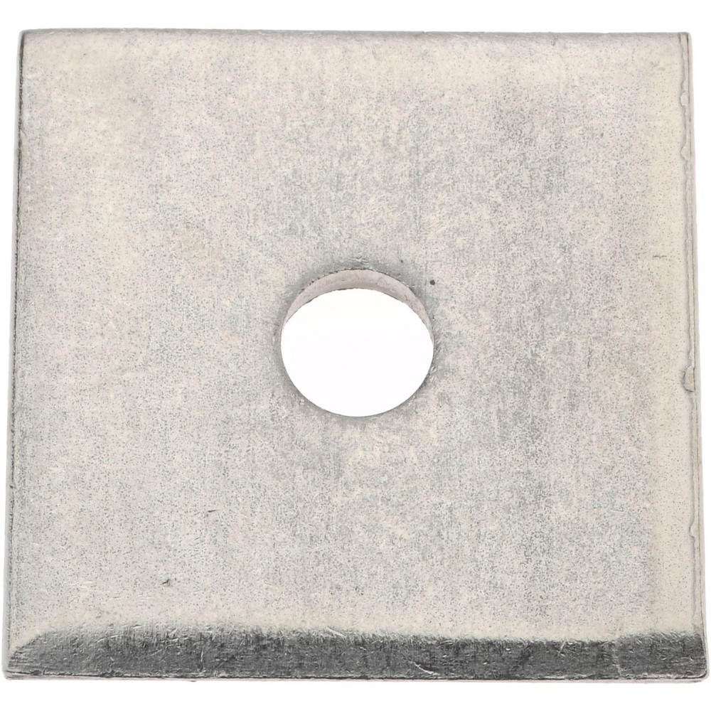 Gibraltar - 3/8" Bolt, 2" Square, Uncoated, Stainless Steel Square Flat ...