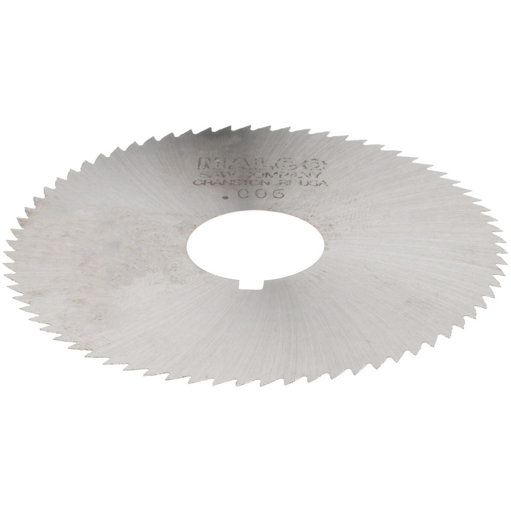 Made in USA - Slitting & Slotting Saw: 2-3/4" Dia, 0.006" Thick, 72 ...
