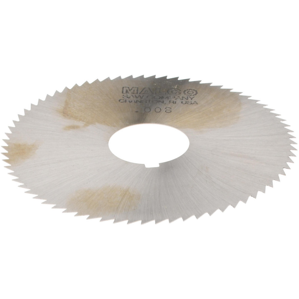 Made in USA - Slitting & Slotting Saw: 2-3/4" Dia, 0.008" Thick, 72 ...