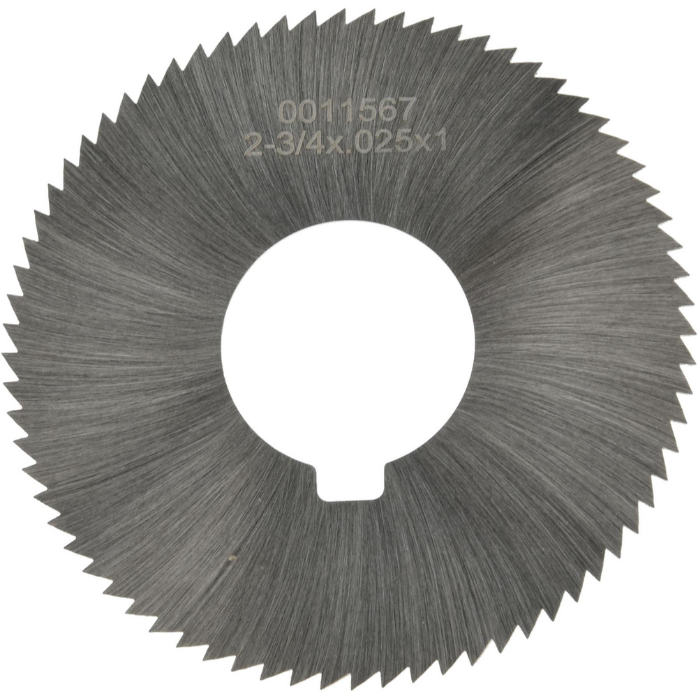 Made in USA - Slitting & Slotting Saw: 2-3/4" Dia, 0.025" Thick, 1 ...