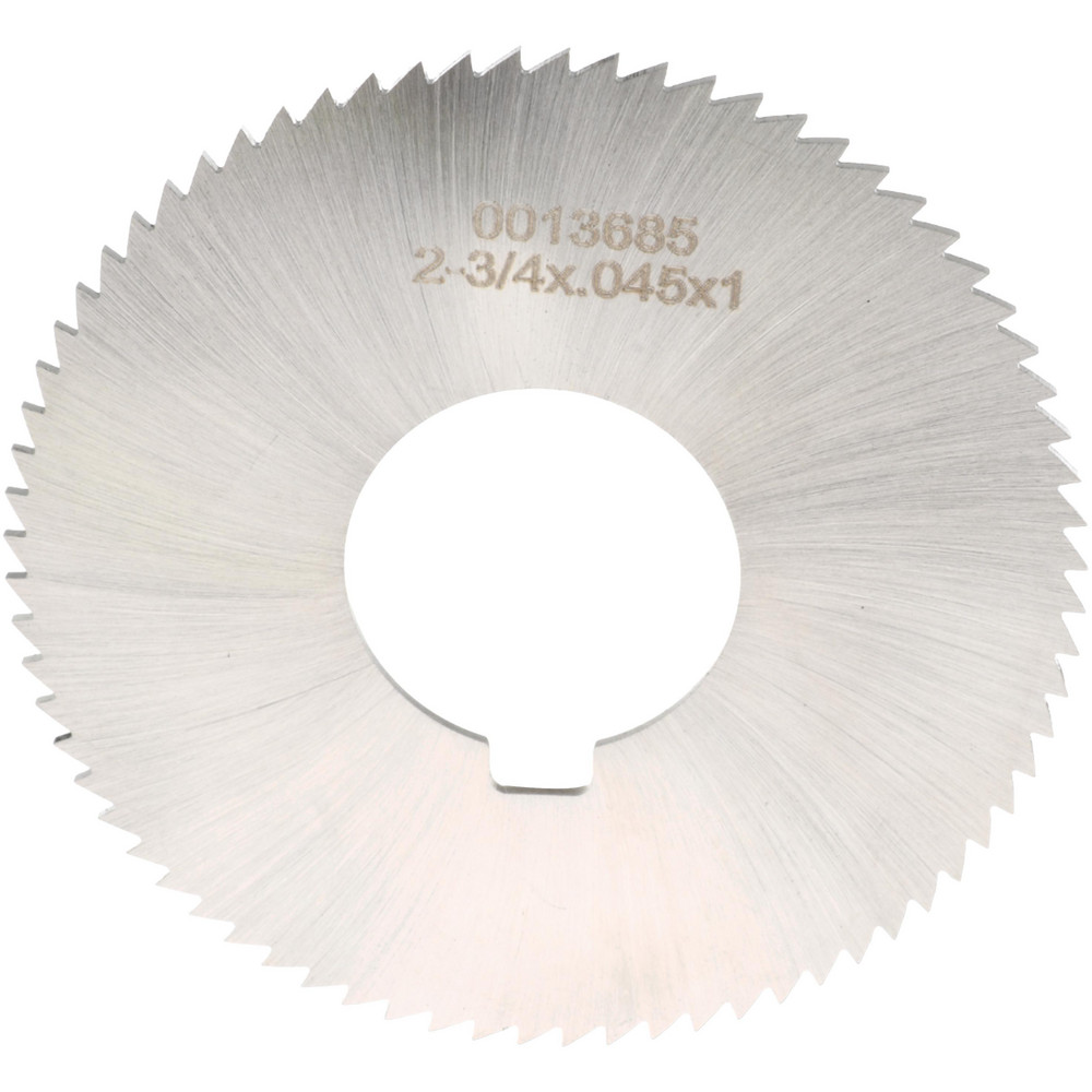 Made in USA - Slitting & Slotting Saw: 2-3/4" Dia, 0.045" Thick, 1 ...