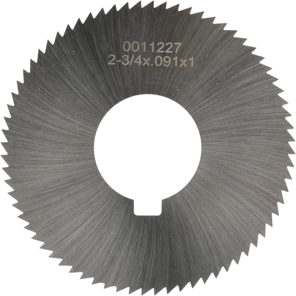 Made in USA - Slitting & Slotting Saw: 2-3/4" Dia, 0.091" Thick, 1 ...