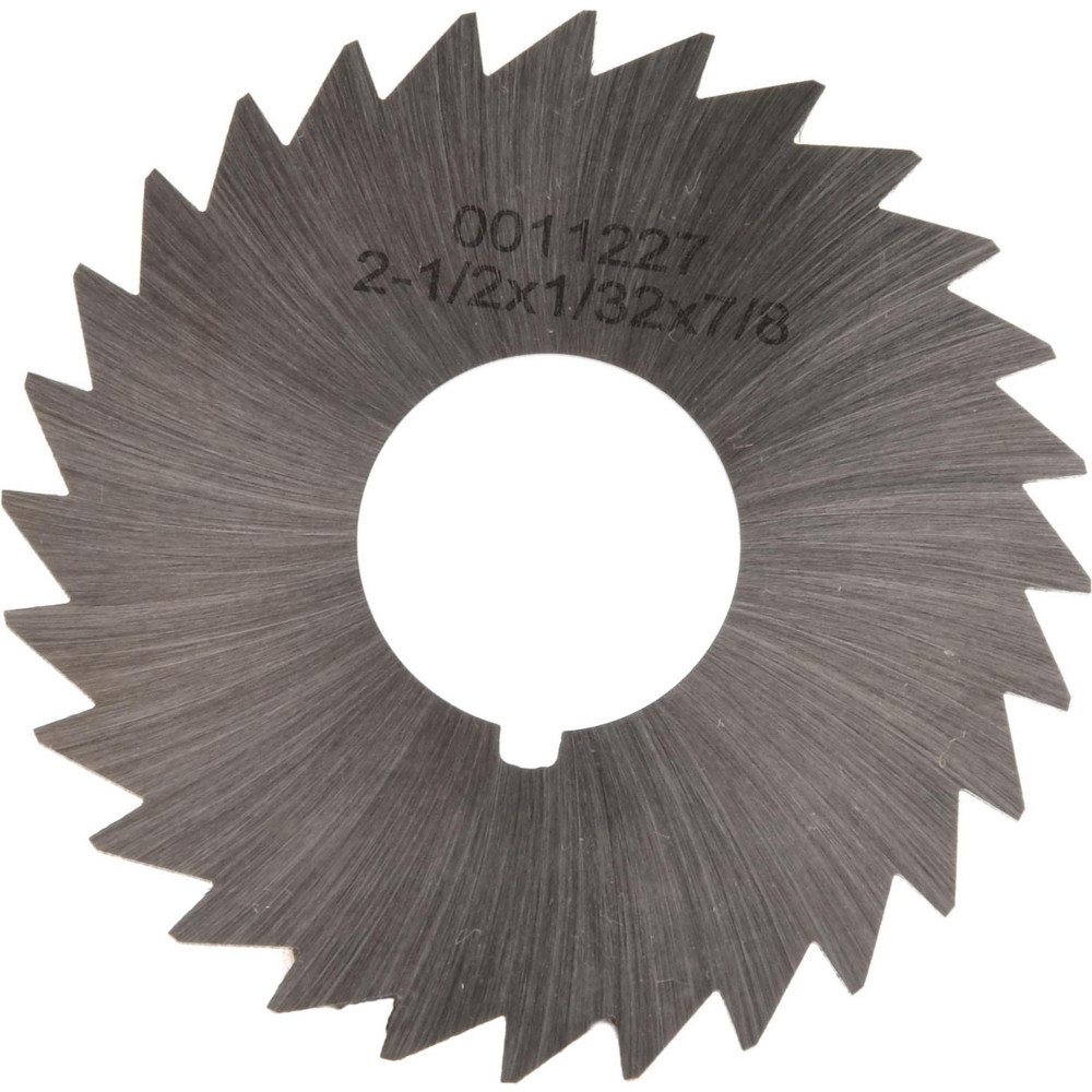 Made in USA - Slitting & Slotting Saw: 2-1/2" Dia, 1/32" Thick, 28 ...