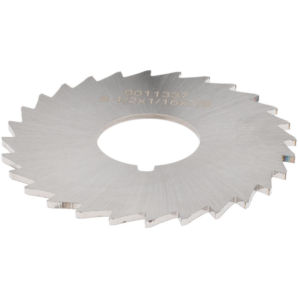 Made in USA - Slitting & Slotting Saw: 2-1/2" Dia, 1/16" Thick, 28 ...
