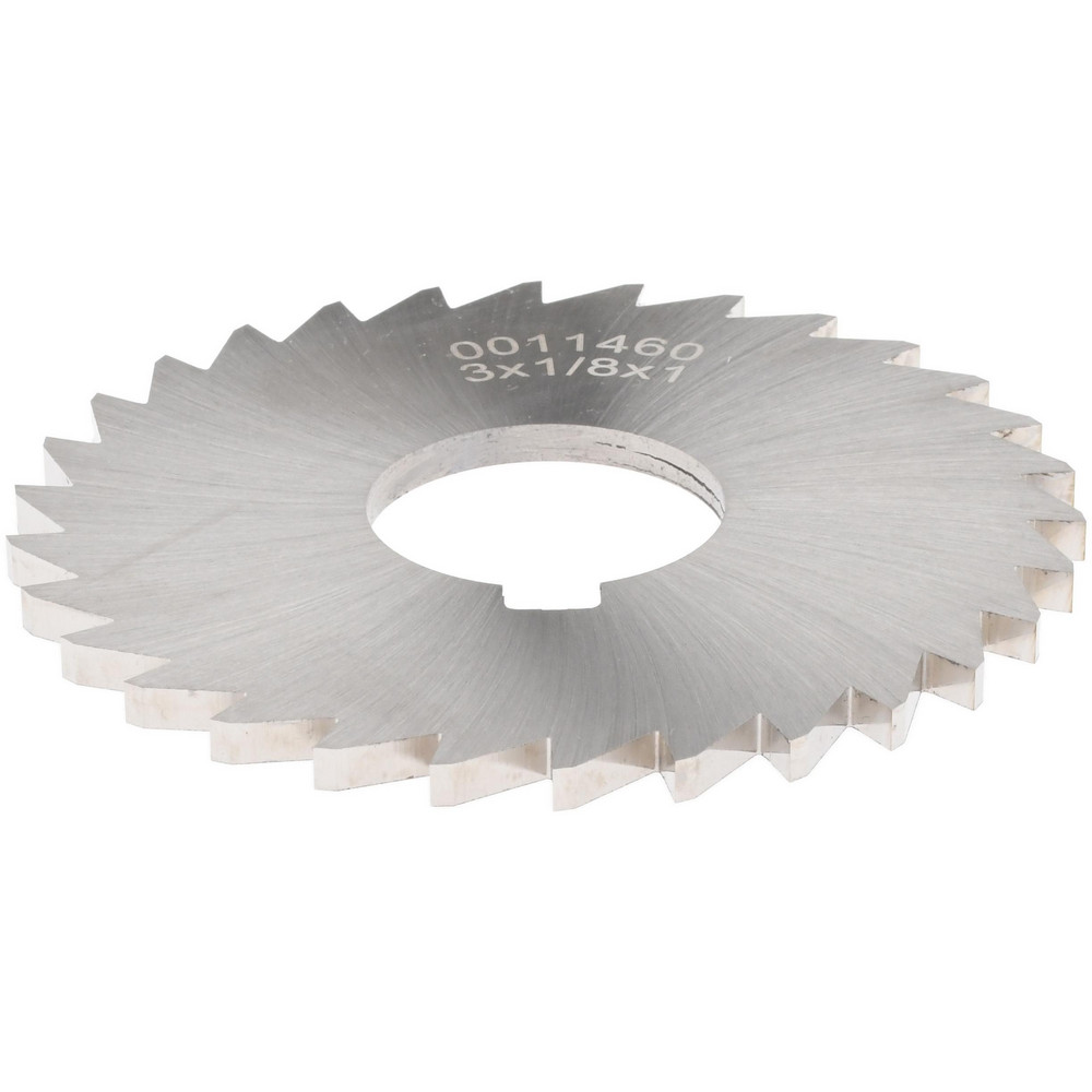 Made in USA - Slitting & Slotting Saw: 3" Dia, 1/8" Thick, 1" Arbor ...