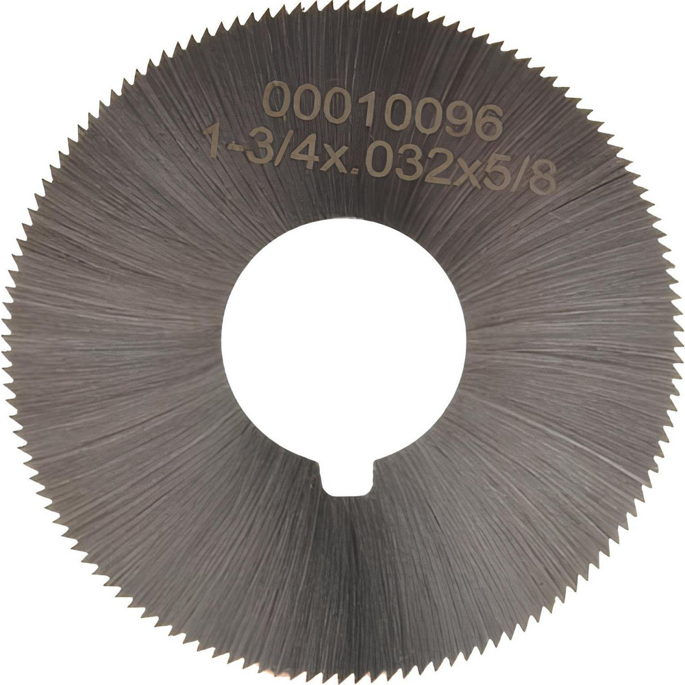 Made in USA - Slitting & Slotting Saw: 1-3/4" Dia, 0.032" Thick, 132 ...