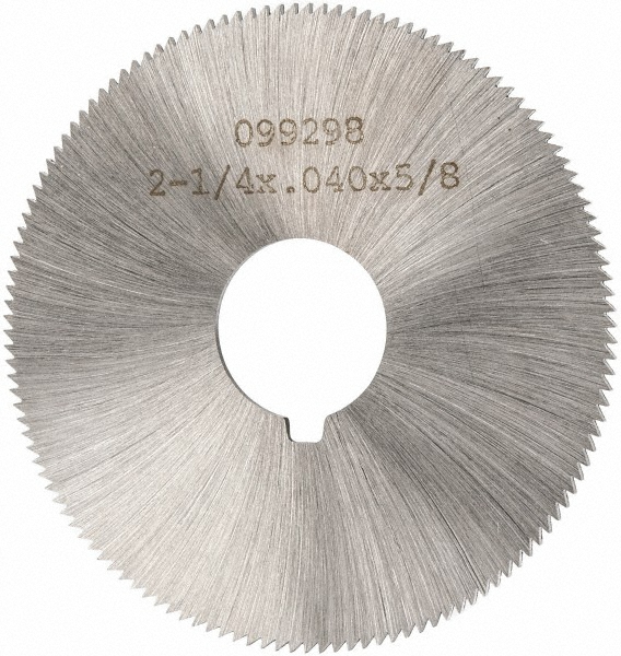 Made in USA - Slitting & Slotting Saw: 2-1/4" Dia, 0.04" Thick, 132 ...