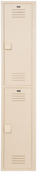Bradley - 12X15X60" 2-T BEIGE LENOX ASSEMB PLSTC LOCKER | MSC Direct