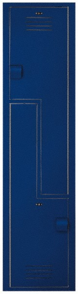 Bradley - 15X15X60" 2-T DEEP BLU LENOX ASSB PLSTC Z-LOCKER | MSC Direct