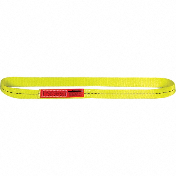 Lift-All - 3' Long x 1" Wide 4,000 Lb Basket Capacity Polyester Web ...
