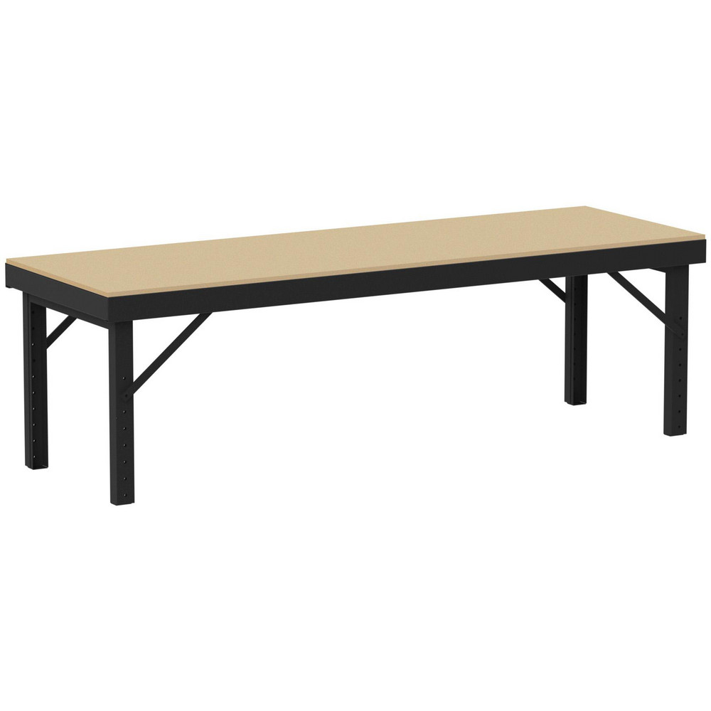 Valley Craft - Work Table: 120" Wide, 28" Deep, 26 to 42" High, Powder ...
