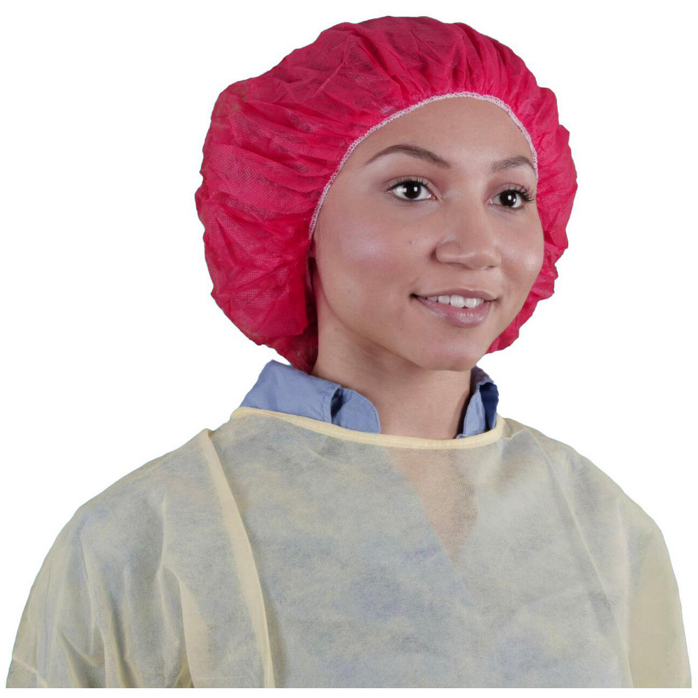 PRO-SAFE - Bouffant: Red, Size Universal | MSC Direct